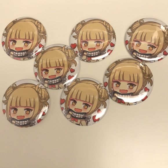 Other | My Hero Academia Himiko Toga Buttons | Poshmark